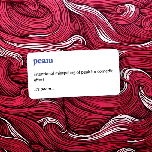 Urban Dictionary: peam
