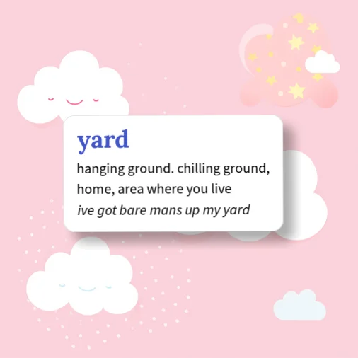 Urban Dictionary: yard