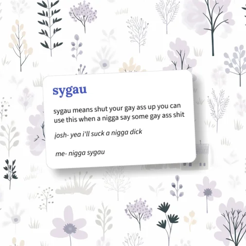 Urban Dictionary: sygau