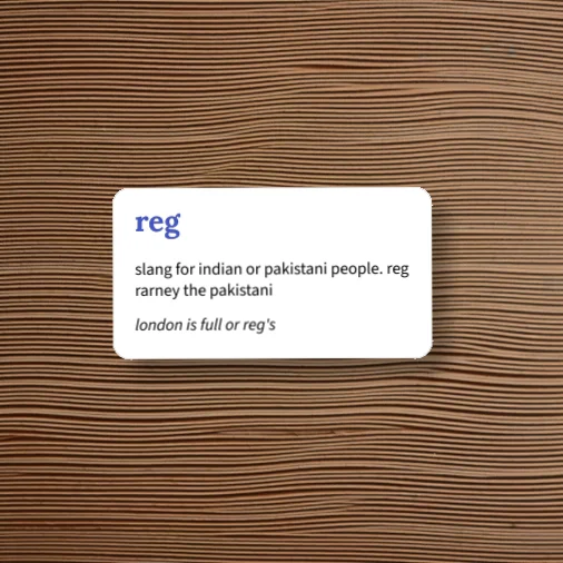 Urban Dictionary: reg