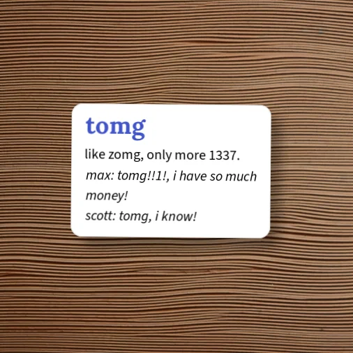 Urban Dictionary: tomg