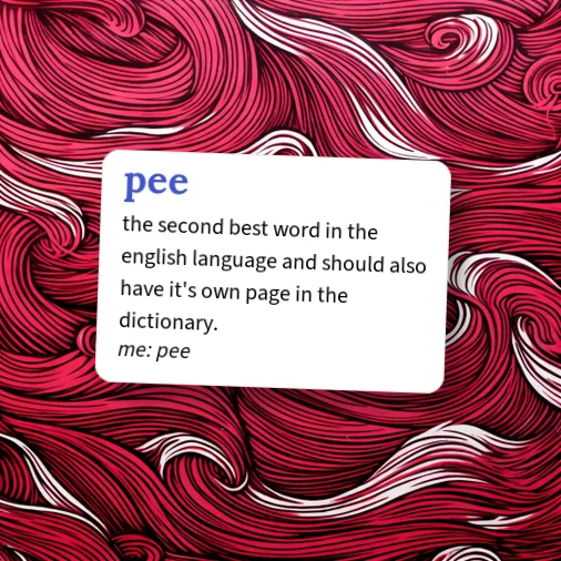 Urban Dictionary: pee