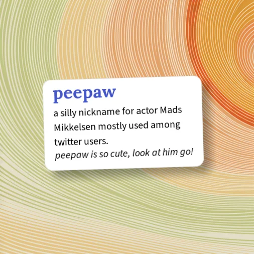 Urban Dictionary: peepaw