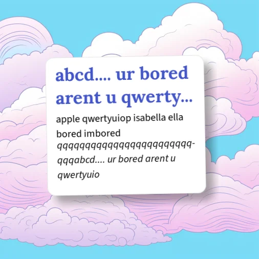 Urban Dictionary: abcd.... ur bored arent u qwertyuio