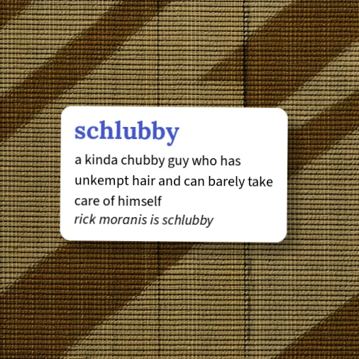Urban Dictionary: schlubby