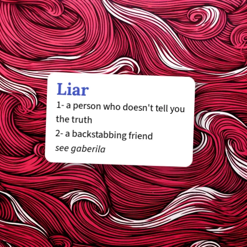 Urban Dictionary: Liar