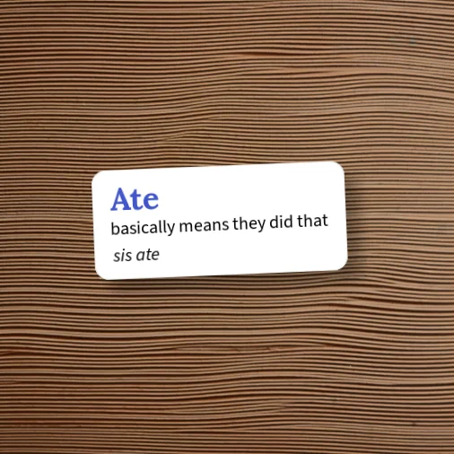 Urban Dictionary: 'ate