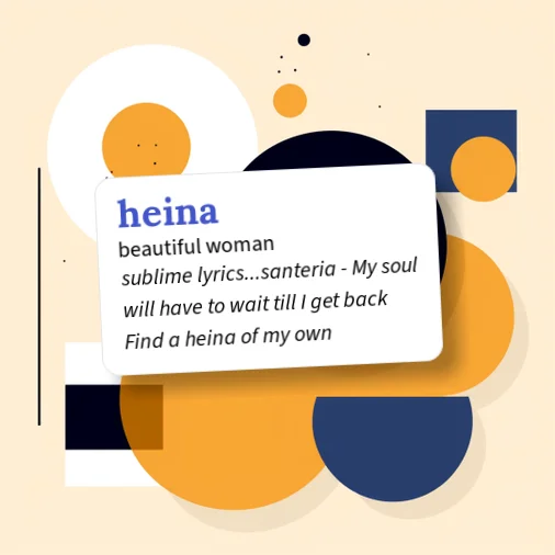 Urban Dictionary: heina