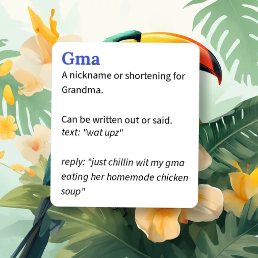 Urban Dictionary: gma'
