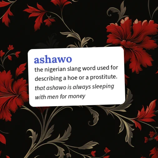 Urban Dictionary: ashawo