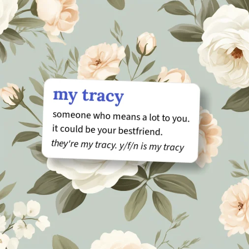Urban Dictionary: my tracy
