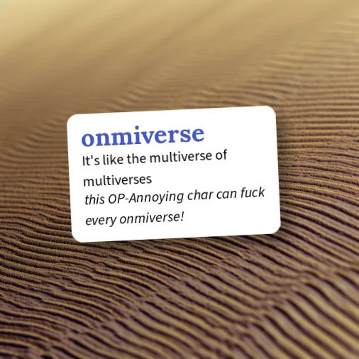 Urban Dictionary: onmiverse