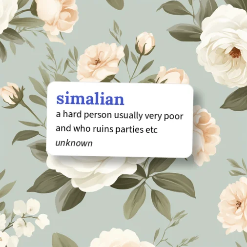 Urban Dictionary: simalian
