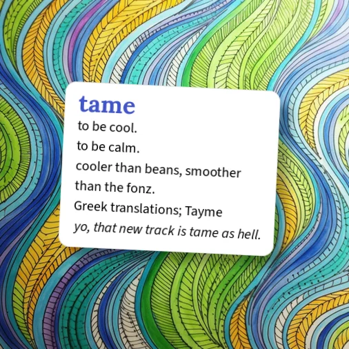 Urban Dictionary: tame