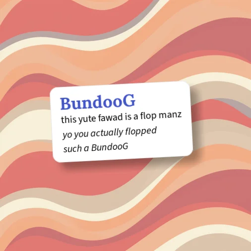 Urban Dictionary: BundooG