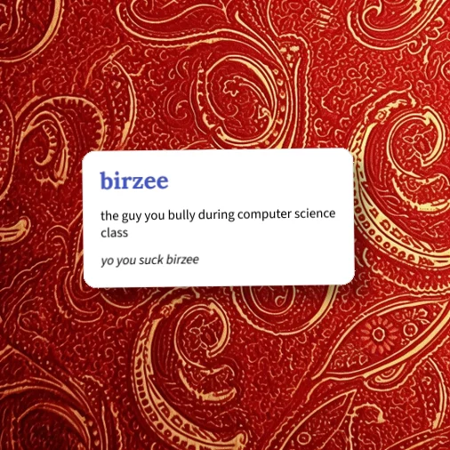 Urban Dictionary: birzee