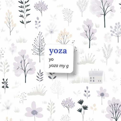 Urban Dictionary: yoza